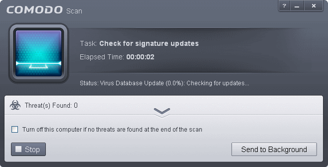 Run a Quick Scan, Scan My PC, Virus Scan, Virus Removal | Internet Security v6.2